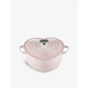 LE CREUSET Heart-shaped Cast-iron Casserole Dish - Shell Pink