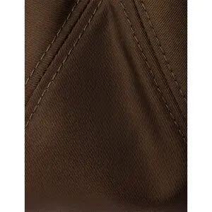 Prada Logo-plaque Nylon Baseball Cap - Brown