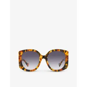 Gucci Gg1257s Rectangle-frame Sunglasses