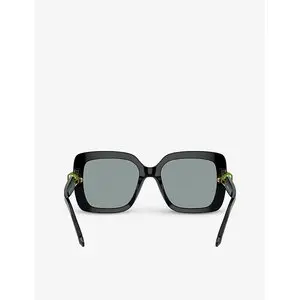 SWAROVSKI Sk6001 Square-frame Sunglasses - Black