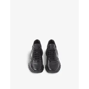 Prada Brand-plaque Leather Low-top Trainers