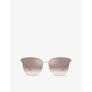 Michael Kors Round-frame Metal Sunglasses - Silver