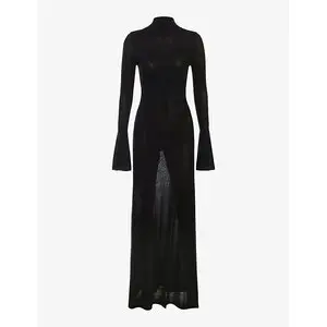 House Of Cb Sancha Backless Maxi Dress - Black - 1% Off
