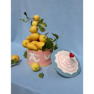 LAETITIA ROUGET Dancing Queen Hand-painted Ceramic Storage Jar 23cm