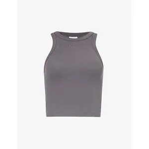 LOUNGE UNDERWEAR Essential Logo-embroidered Stretch-cotton Top
