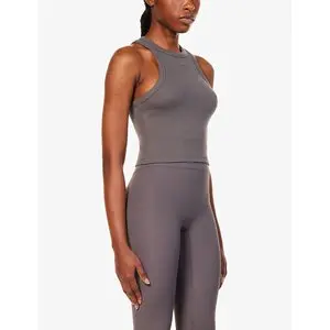 LOUNGE UNDERWEAR Essential Logo-embroidered Stretch-cotton Top