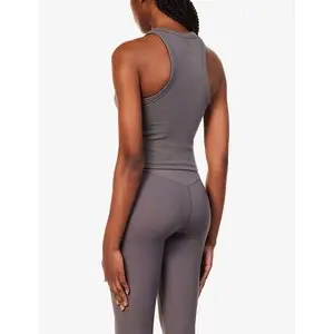 LOUNGE UNDERWEAR Essential Logo-embroidered Stretch-cotton Top