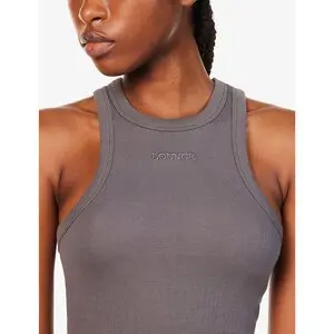 LOUNGE UNDERWEAR Essential Logo-embroidered Stretch-cotton Top