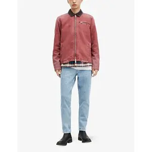 ALLSAINTS Dean Slim-fit Cropped Stretch-denim Jeans