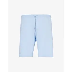 Derek Rose Basel Relaxed-Fit Stretch-Woven Pyjama Shorts French