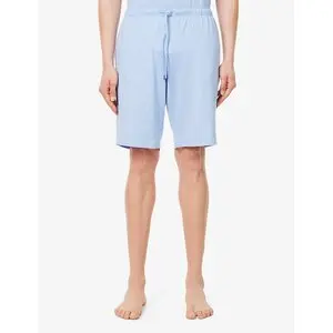 Derek Rose Basel Relaxed-fit Stretch-woven Pyjama Shorts - French