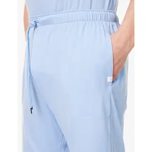Derek Rose Basel Relaxed-fit Stretch-woven Pyjama Shorts - French