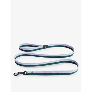 HAY Plaited Woven Dog Leash - Lavender And Green