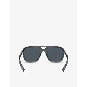 Dolce & Gabbana Dg4354 Square-frame Sunglasses - Blue
