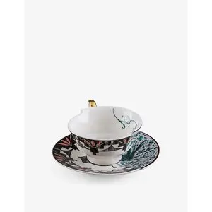 SELETTI Hybrid Aspero Porcelain Teacup And Saucer - One-color