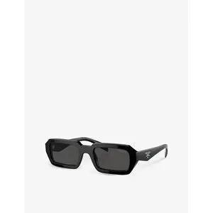 Prada Irregular-frame Acetate Sunglasses