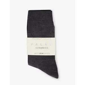 Falke Brushed Mid-calf Knit Socks - 3117 Anthra. Mel.