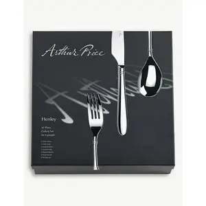 ARTHUR PRICE Henley Stainless Steel 42-piece Cutlery Set