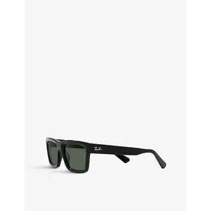 Ray-ban Warren Rectangle Sunglasses - Black