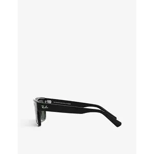 Ray-ban Warren Rectangle Sunglasses - Black