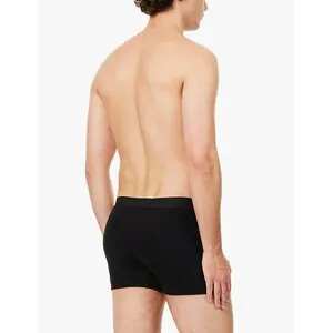 TOM FORD Branded-waistband Pack Of Two Stretch-cotton Trunks