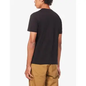 Belstaff Brand-patch Cotton-jersey T-shirt - Black