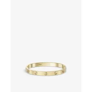 Cartier Love Classic Brushed 18ct Yellow-gold Bracelet - Yellow Gold