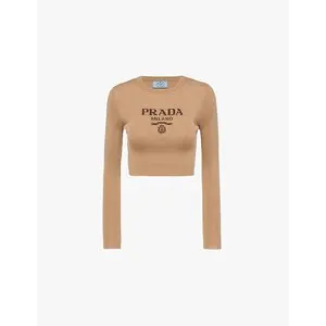 Prada Cropped Knitwear For Women