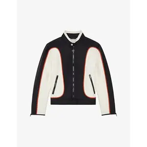 DIESEL® J-blink Contrast-paneled Jacket - Black Black Black