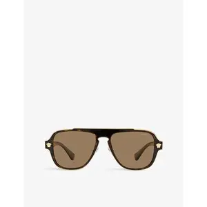 Versace Ve2199 Irregular Sunglasses - Brown
