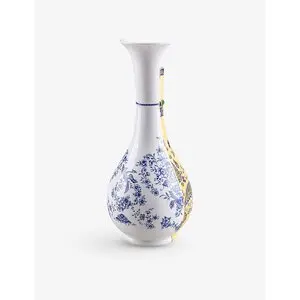 SELETTI Hybrid Chunar Abstract-pattern Bone-china Porcelain Vase