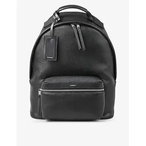 Sandro Coated-canvas Backpack - Noir / Gris