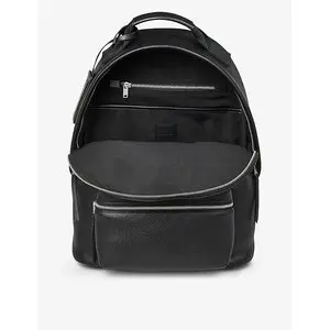 Sandro Coated-canvas Backpack - Noir / Gris