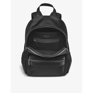 ASPINAL OF LONDON Logo Woven Backpack - Black