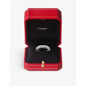 Cartier 1895 Wedding Band With 0.04ct Diamond