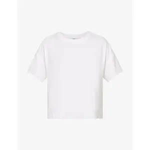 Vuori Energy Boxy-fit Stretch-jersey T-shirt - White