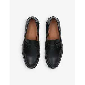 DUKE + DEXTER Leather Penny Loafers