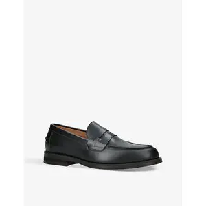 DUKE + DEXTER Leather Penny Loafers