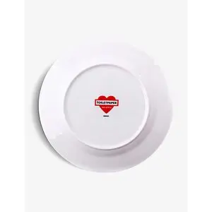 SELETTI Wears Toiletpaper Globe Porcelain Plate 27cm