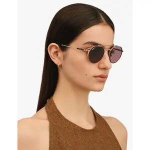 Ray-ban Titanium Aviator Sunglasses