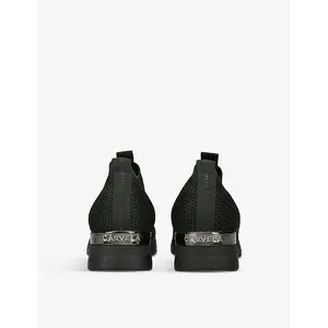 Carvela Janeiro 2 Crystal-embellished Knitted Trainers