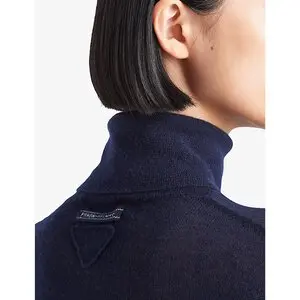 Prada Oversized-fit Cashmere Turtleneck Jumper