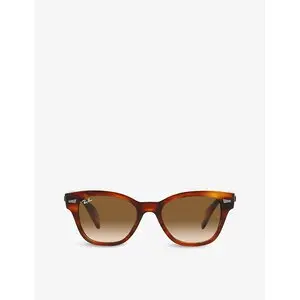 Ray-ban Rb0880s Square-frame Tortoiseshell Acetate Sunglasses