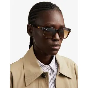 Ray-ban Rb0880s Square-frame Tortoiseshell Acetate Sunglasses