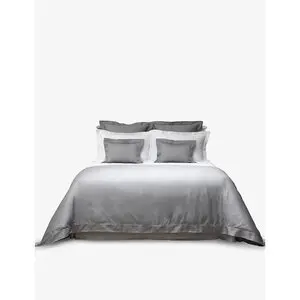YVES DELORME Triomphe Cotton Flat Sheet - Platine