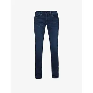 Paige Lennox Slim Fit Jeans With Whiskering And Stretch - Jenkins