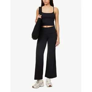 TALA Dayflex Slim-fit Stretch-woven Trousers - Black