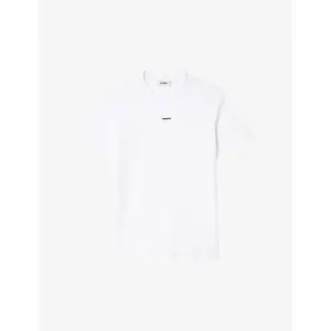 Sandro Logo-embroidered Short-sleeves Cotton-jersey T-shirt L Naturels