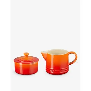 LE CREUSET Signature Milk And Sugar Stoneware Set Volcanic