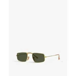 Ray-ban Julie Rectangular Sunglasses - Gold
